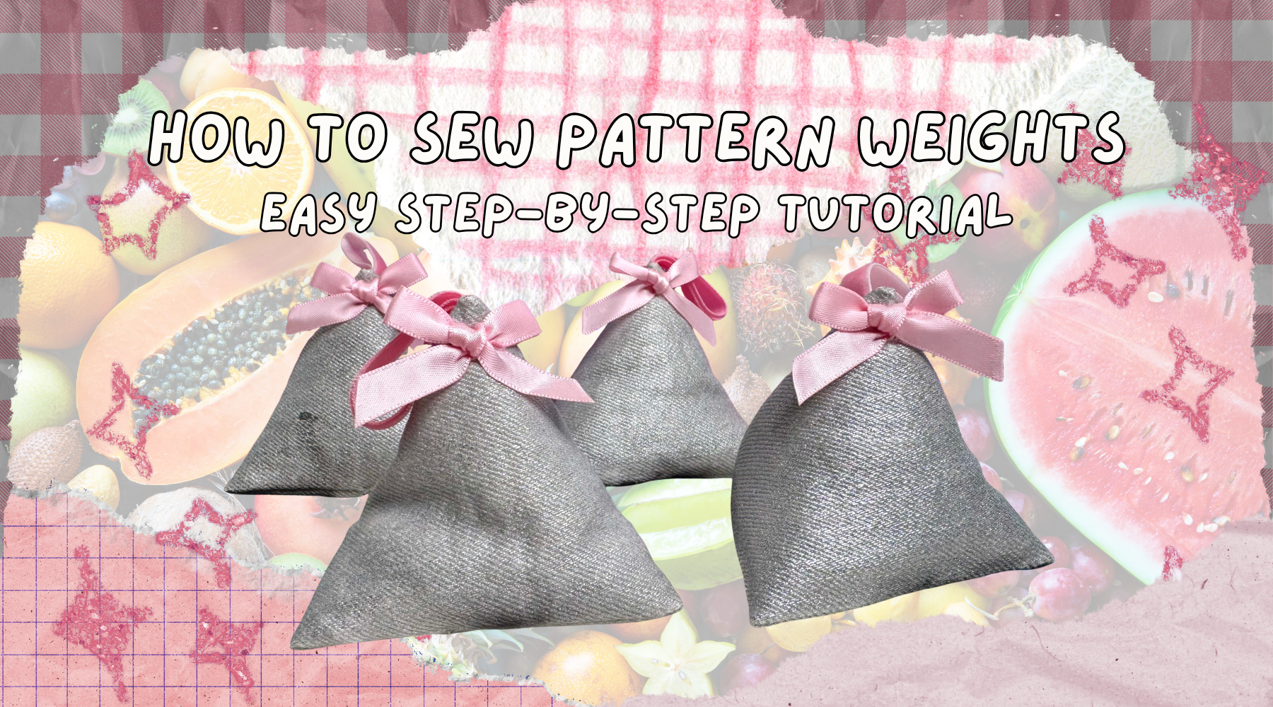 How To Sew Pattern Weights – GROOVY OOZE